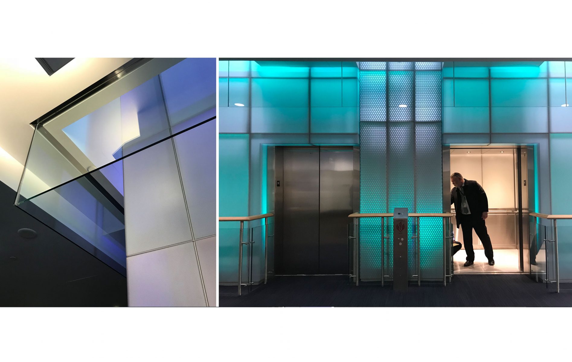 Elevator as Wayfinding - Looking Bright • Fennick McCredie Architecture