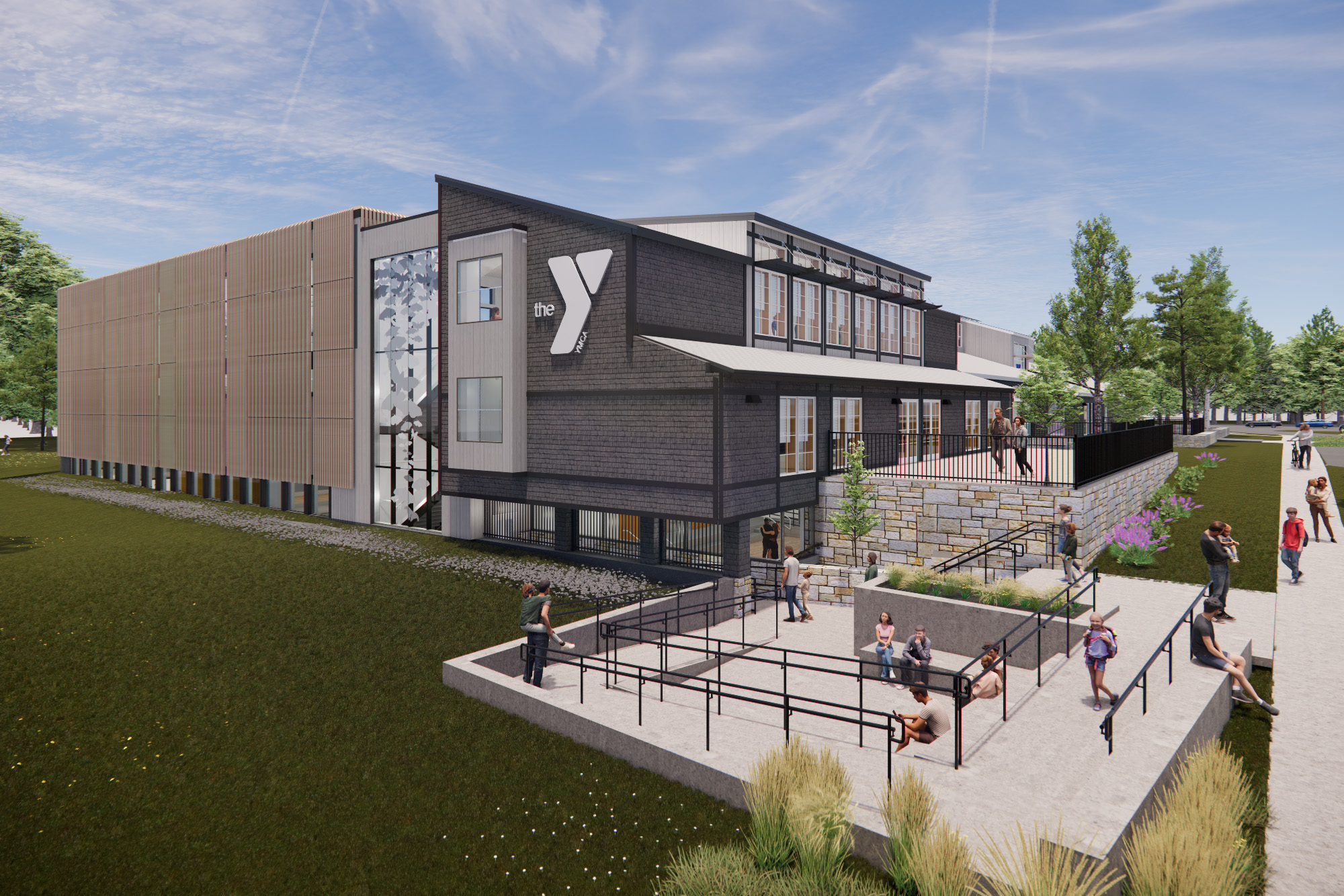 Ymca Architecture Ribbon Cut On New Eugene YMCA Building, Here’s A
